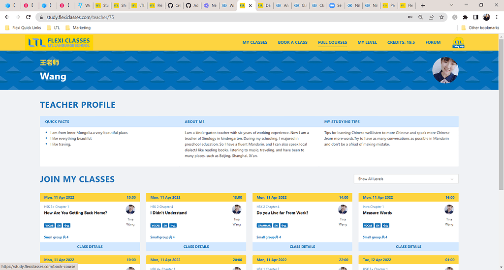 How to improve Teacher Profiles? - Flexi Classes - Flexi Classes Forum