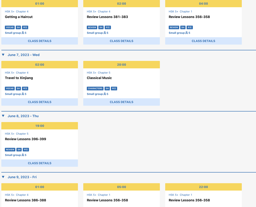 Finishing a level and waiting for the next class to happen - Flexi ...