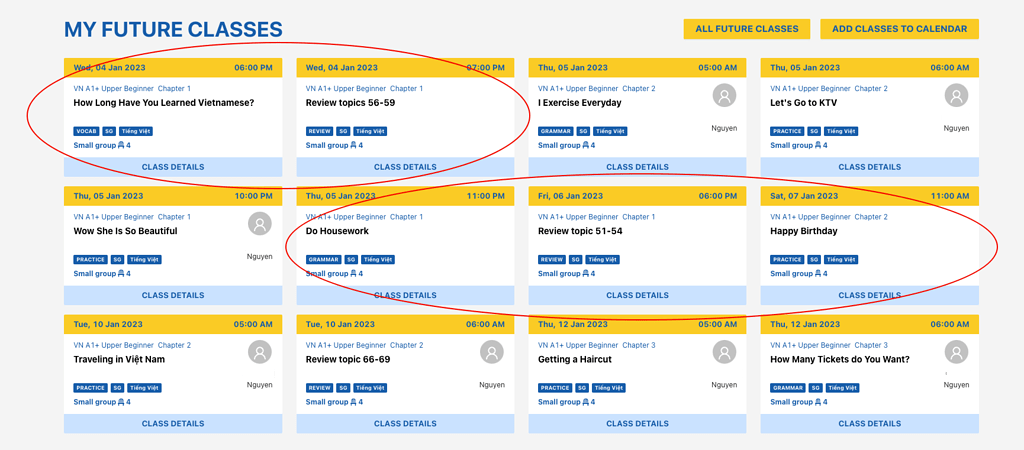 A suggestion for improvement - Flexi Classes - Flexi Classes Forum
